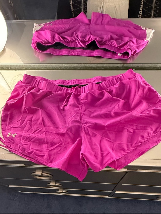 Under Armour | Shorts | Under Armour Womens Play Up Shorts Pink With ...